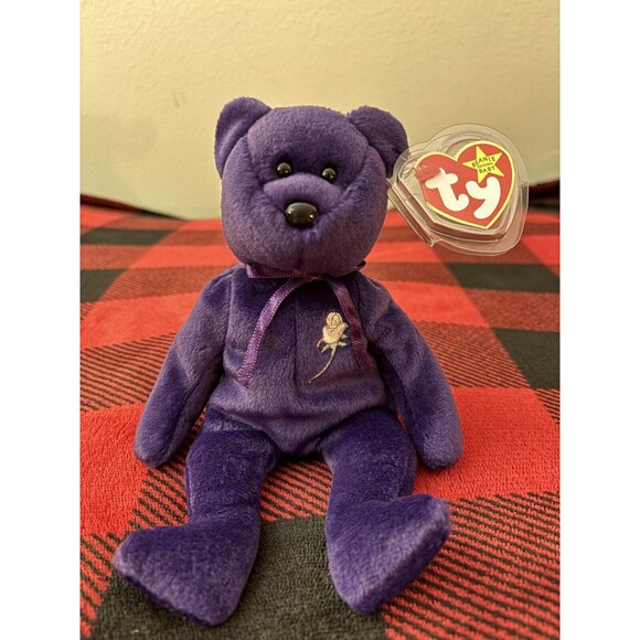 Beanie Babies | Toys | 997 Ty Princess The Bear 430 Beanie Baby 9 China ...